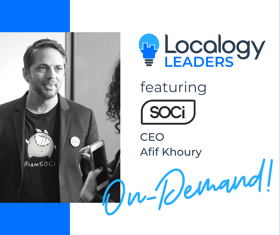 Localogy Leaders Featuring Soci Ceo Afif Khoury